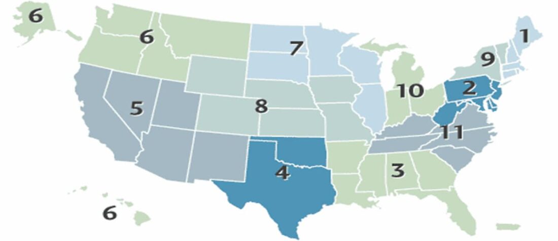 UNOS region map quiz 3 | Gift of Life Donor Program - Saving Lives ...